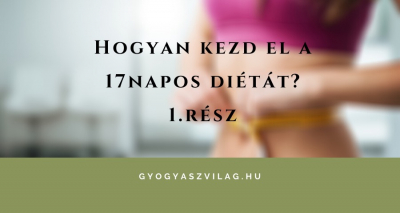 Hogyan kezd el a 17 napos diétát?/1.rész